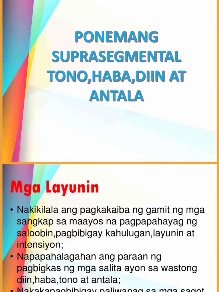 Ponemang Suprasegmental | PDF