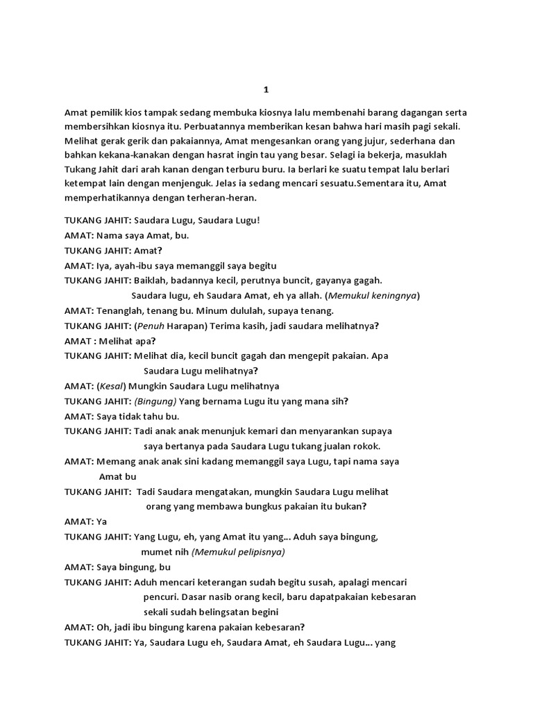 Slogan Tukang Jahit yang Hilang | PDF