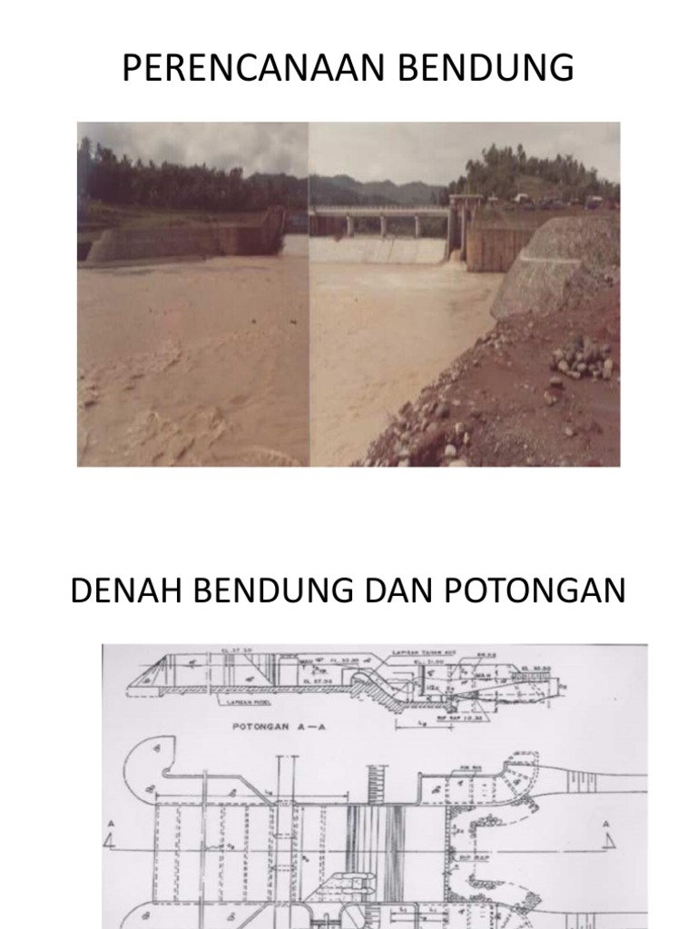 Pelimpah Bendung (Mercu Bendung) | PDF