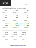 Grade 2 Filipino Worksheet | PDF