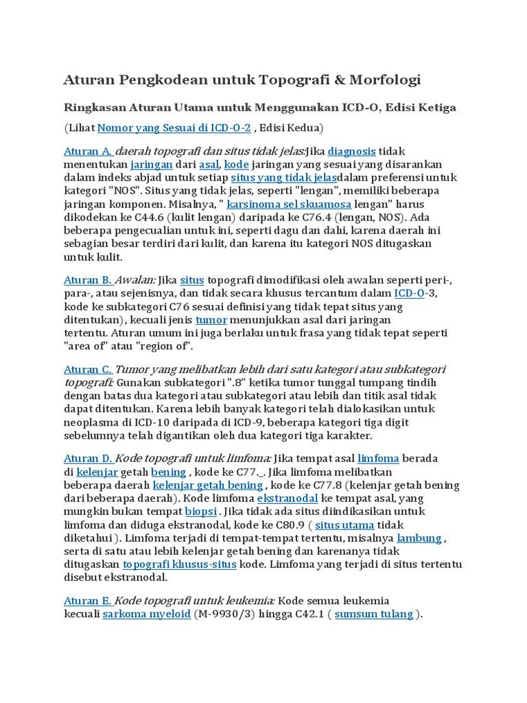 Icd O 3 | PDF
