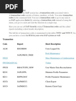 SAP Security Tables & Tcodes | PDF | Information Technology Management ...
