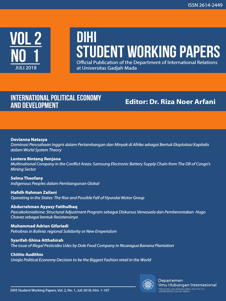 Student Working Papers | PDF