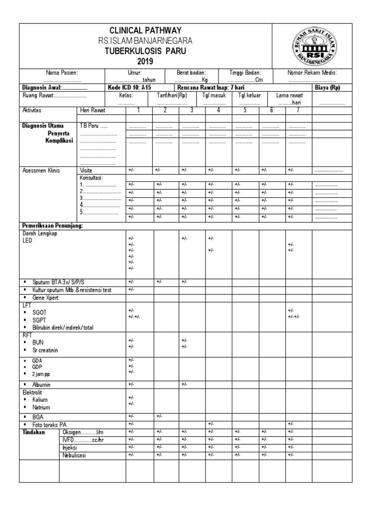 Clinical Pathway TB Paru | PDF