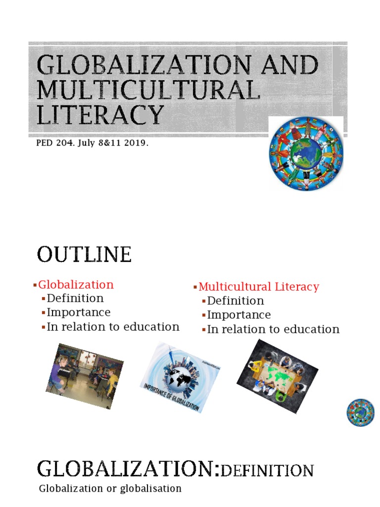 Globalization and Multicultural Literacy | Globalization ...