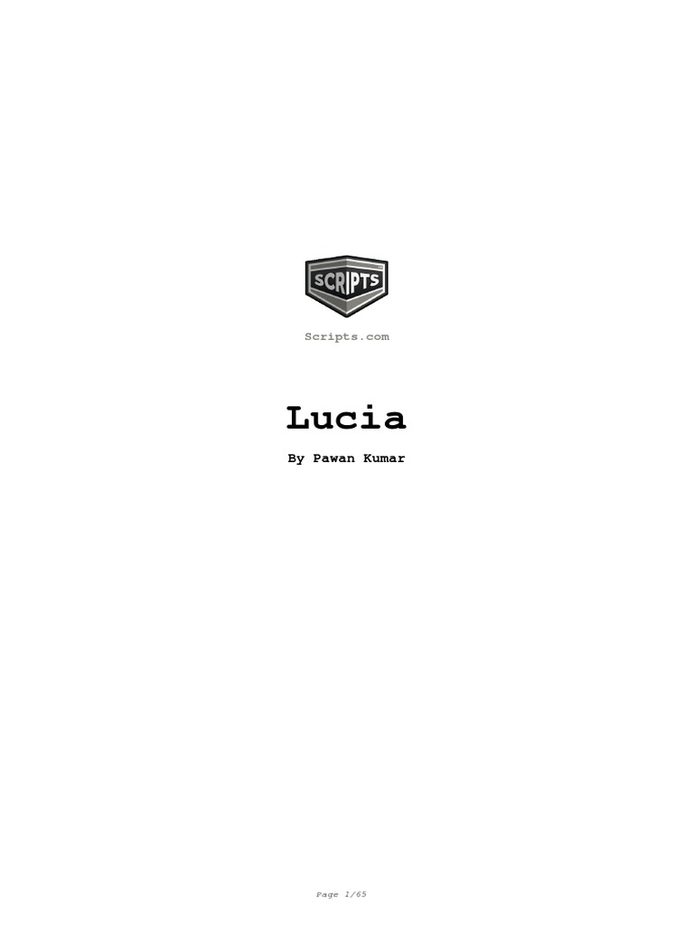 Lucia Script | PDF | Coma