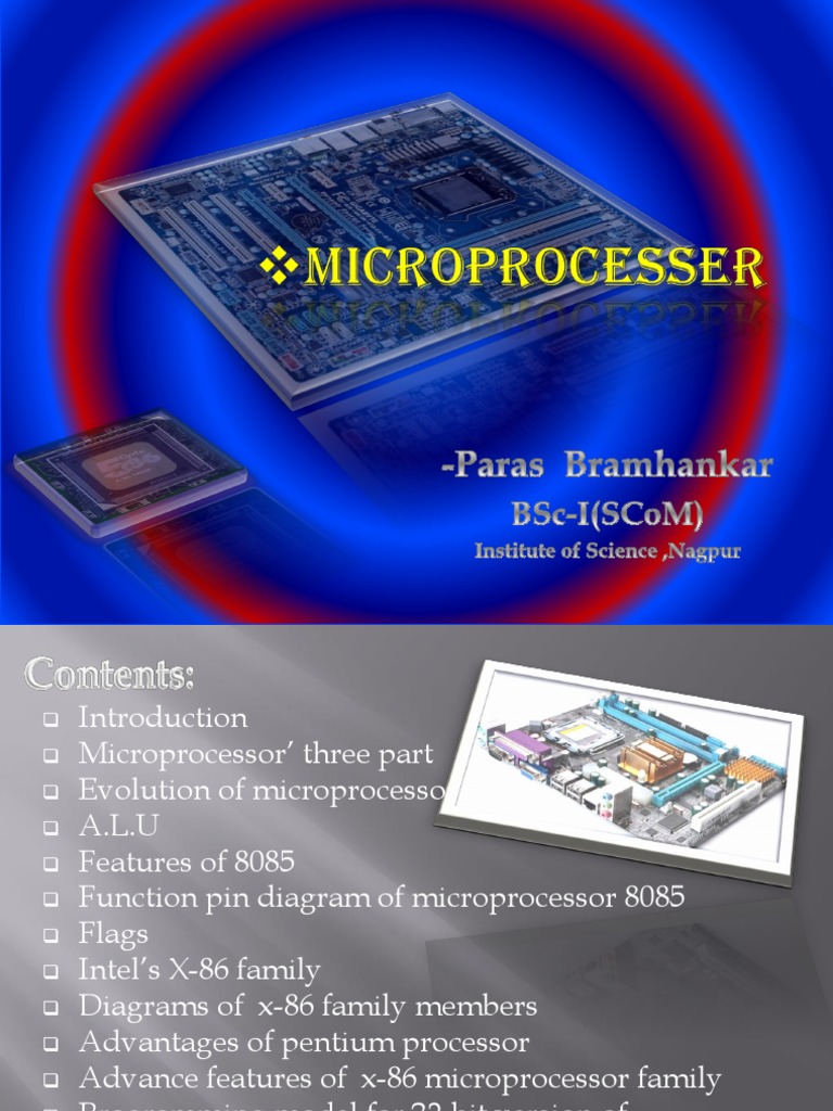 Microprocessor | PDF | Microprocessor | Central Processing Unit