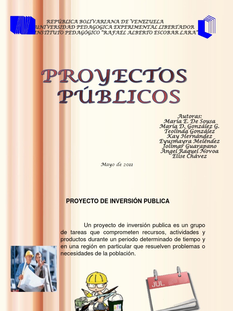 Proyecto de Inversión Publica | PDF | Presupuesto | Beneficio (economía)