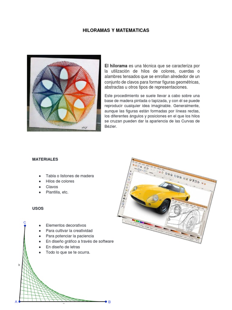Hilorama: Figuras Geométricas con Hilo | PDF