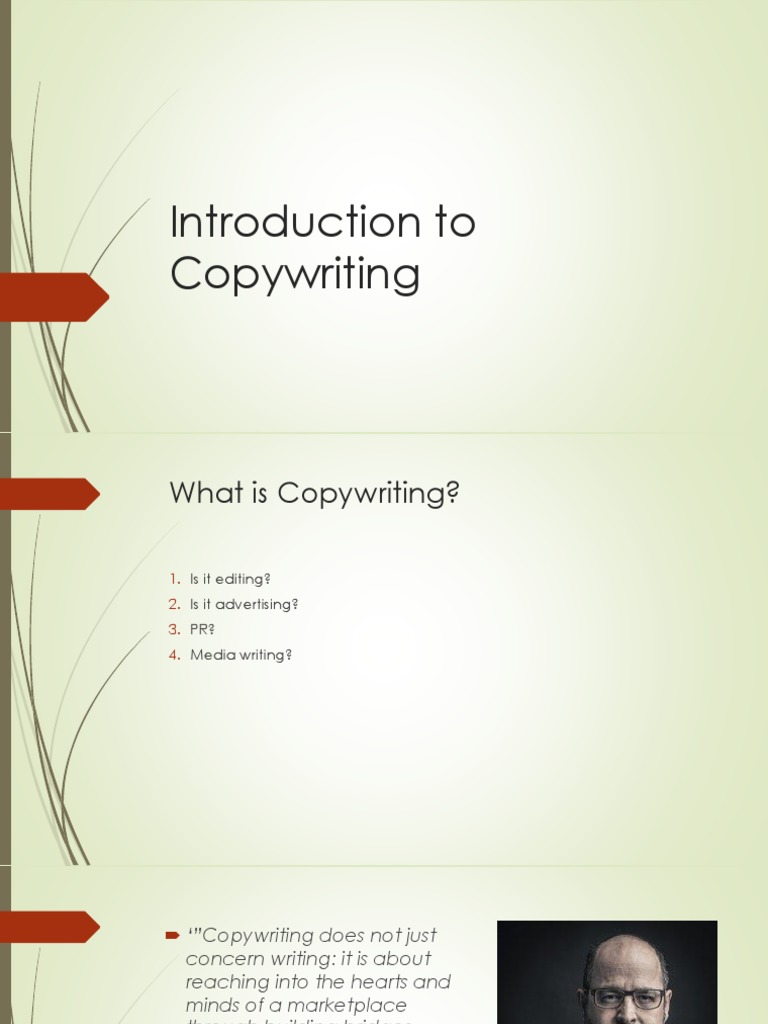 Introduction to Copywriting Basics | PDF