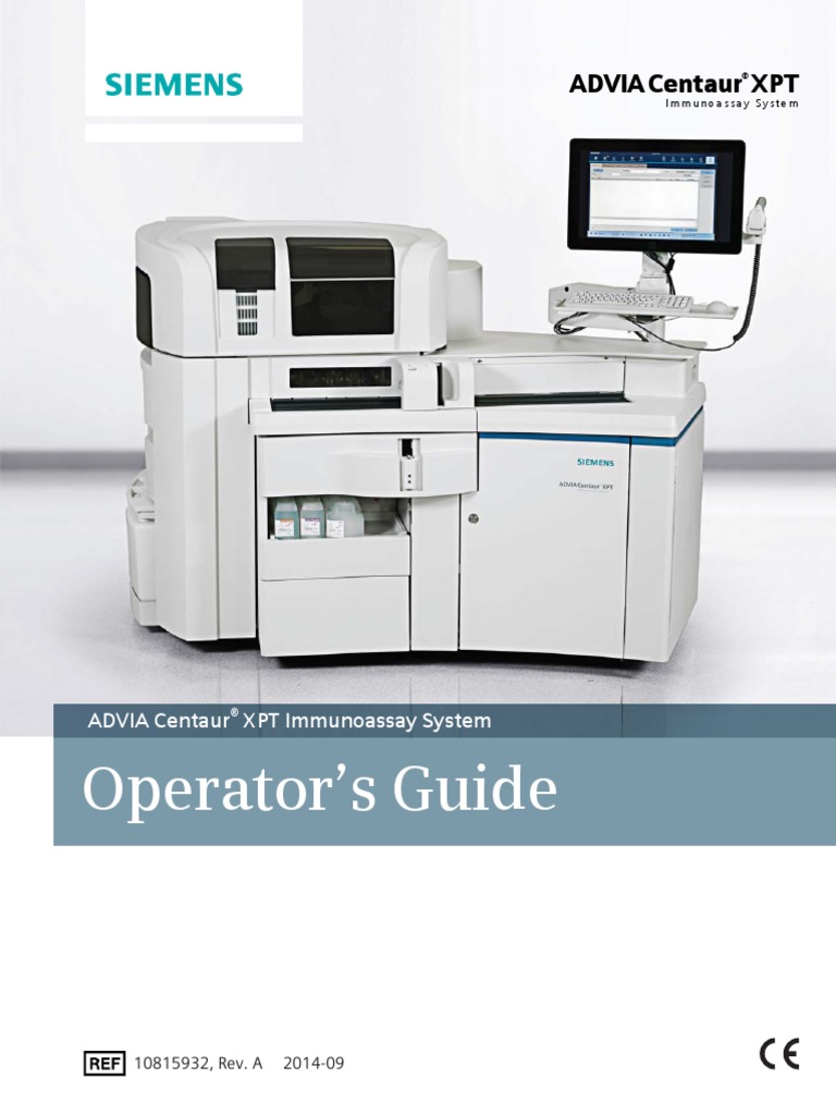 Advia Centaur XPT Operator Guide | PDF | Graphical User Interfaces | Backup