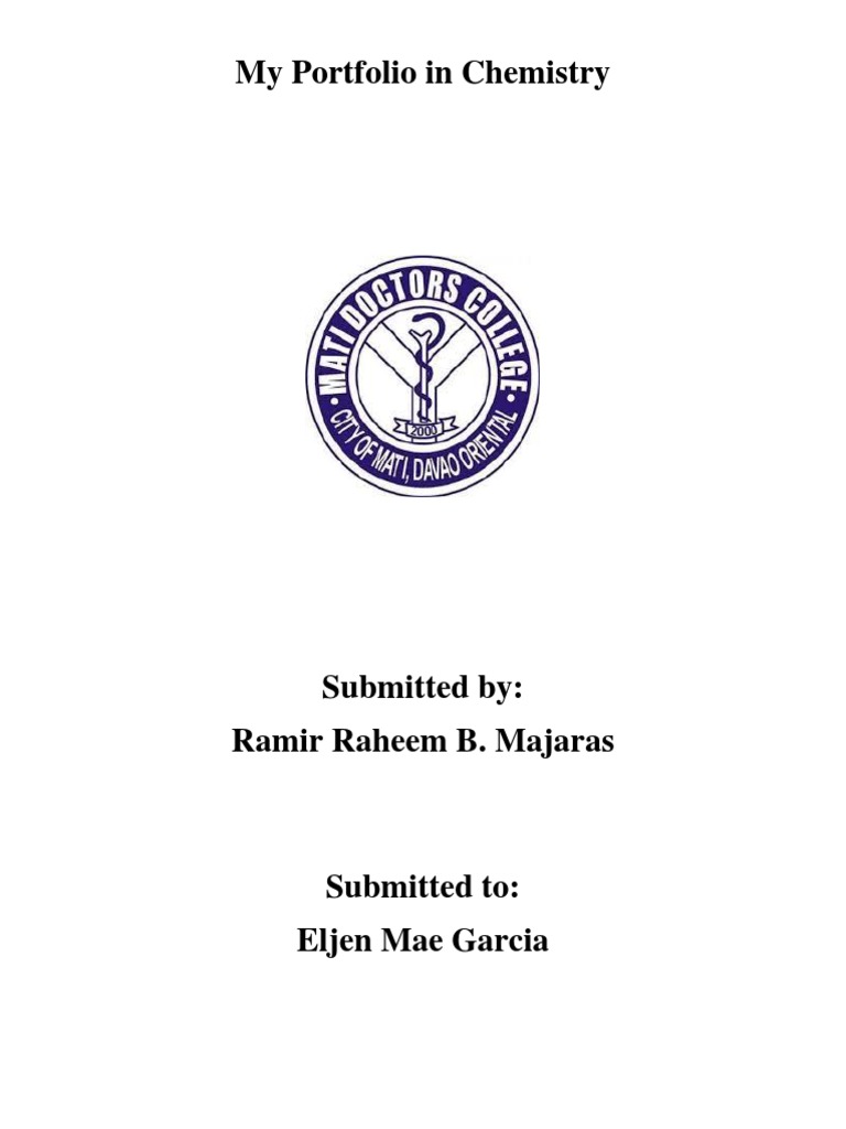 Chemistry Portfolio: Element Properties & Uses | PDF | Silicon ...