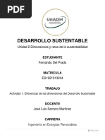 Dimensiones de La Sustentabilidad | PDF | Sustentabilidad | Desarrollo sostenible