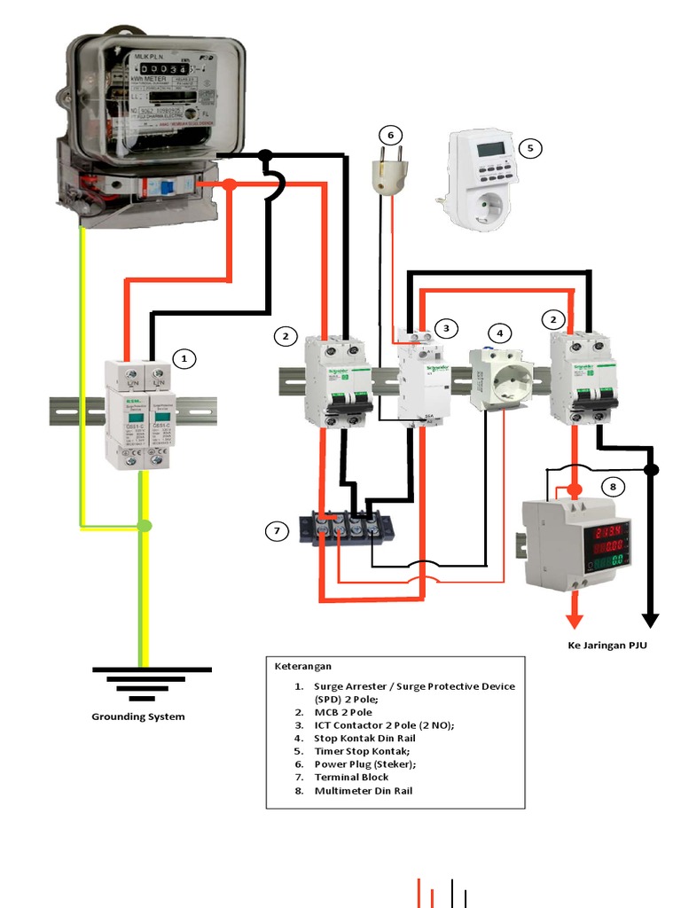Rangkaian Proteksi Dan Kontroler PJU | PDF