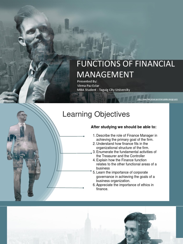 Functions of Financial Management | PDF | Chief Financial Officer ...