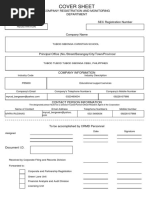 SEC Amendment Cover Sheet Template | PDF