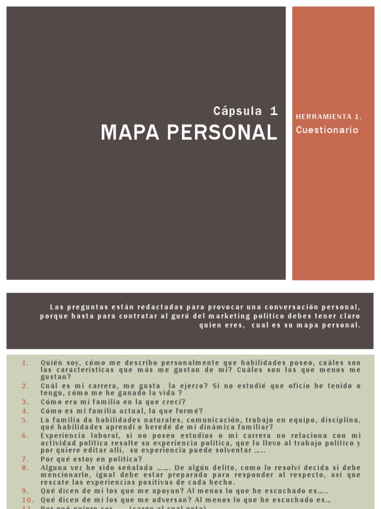 Capsula 1 Mapa Personal | PDF