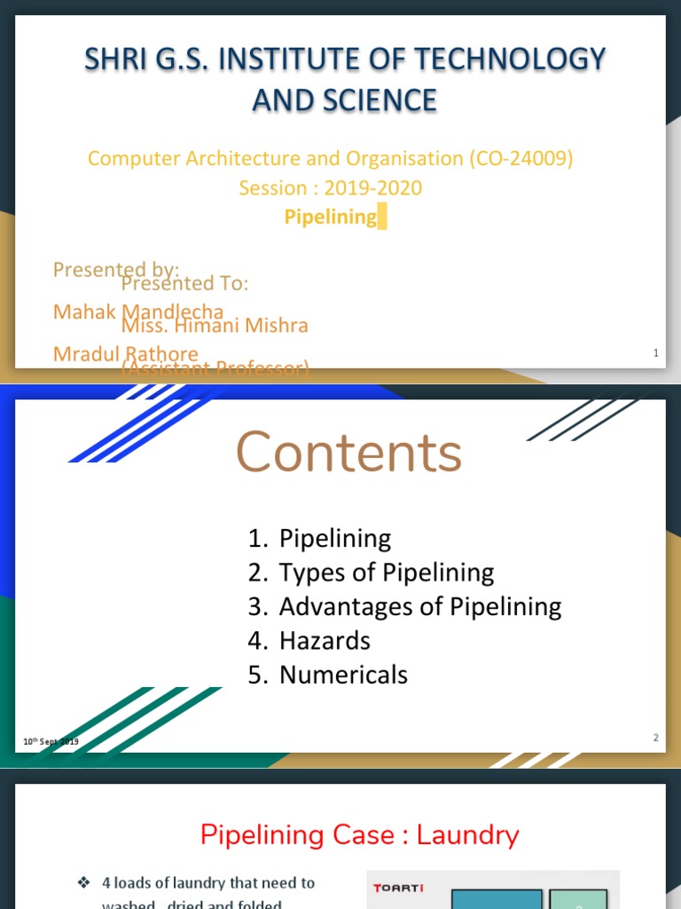 Computer Architecture: Pipelining | PDF | Central Processing Unit | Computer Hardware