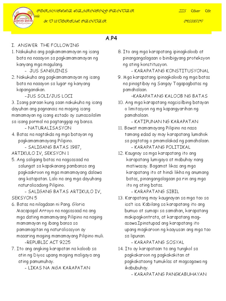 APg 4 | PDF
