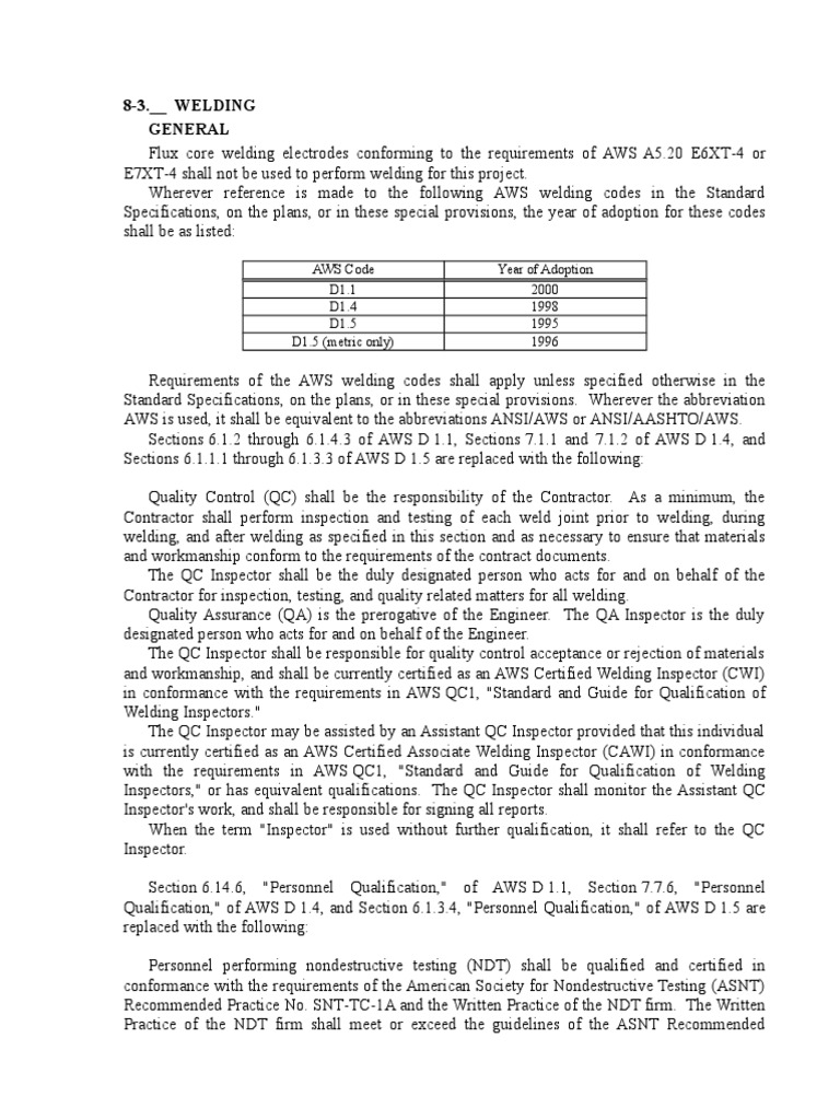 Welding Quality Control | PDF | Nondestructive Testing | Welding