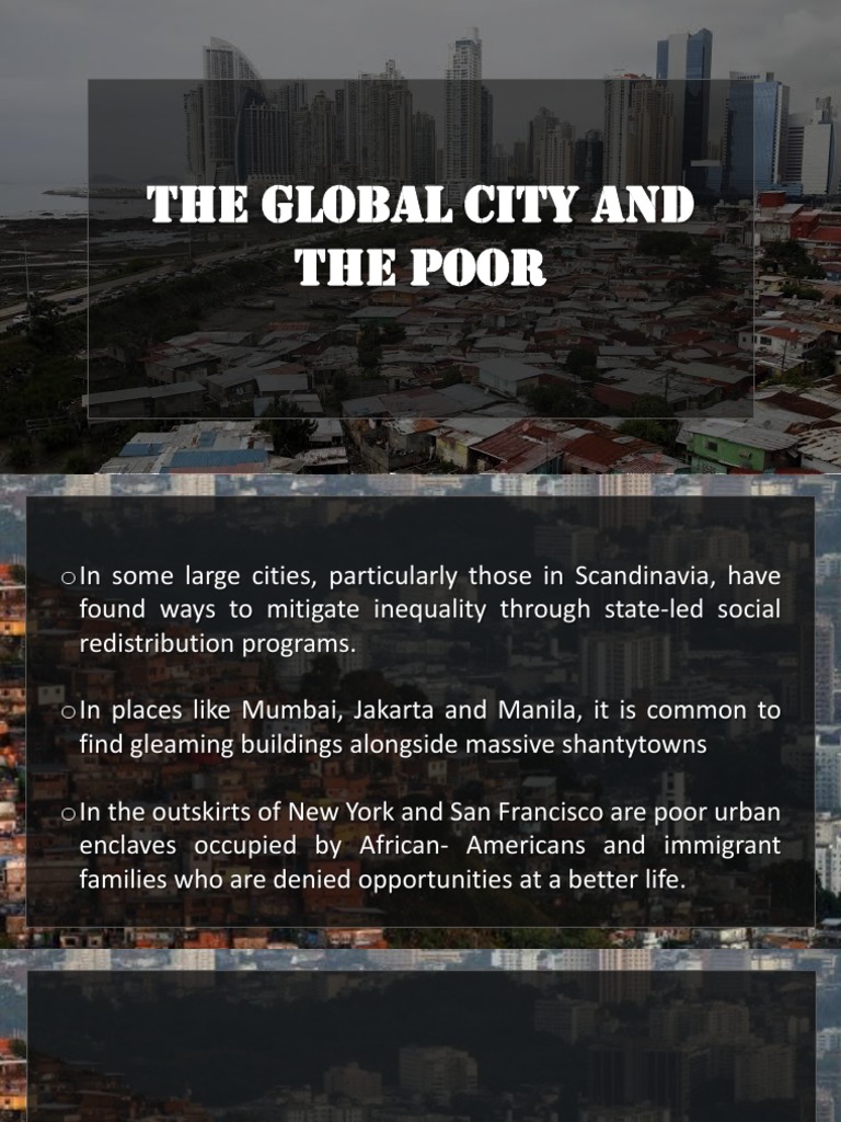 Global City and The Poor | PDF