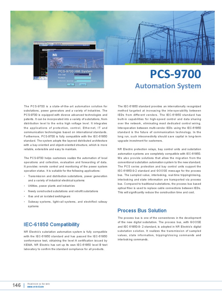 NR Electric Automation Catalog | PDF | Electrical Substation | Computer ...