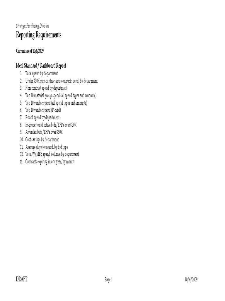 Q23472 Exhibit B - Reporting Requirements | PDF | Request For Proposal ...