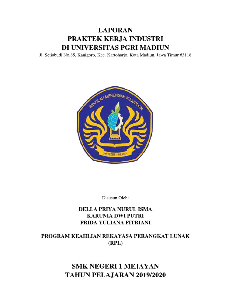Laporan PKL SMKN 1 Mejayan | PDF