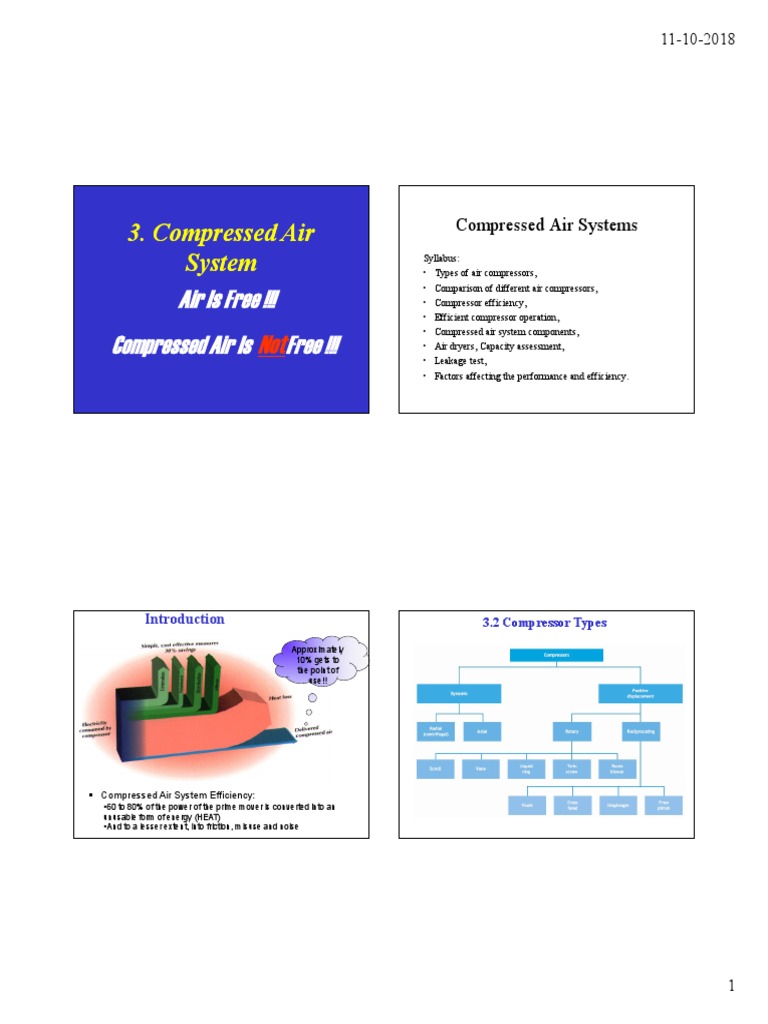 Compressed Air | PDF | Gases | Gas Technologies