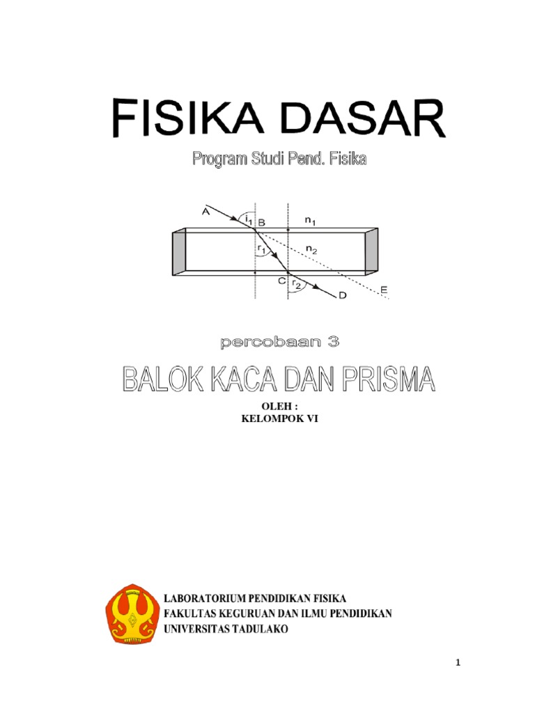 Balok Kaca Dan Prisma Fisdas 2 | PDF