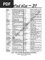 Advanced English Vocabulary List With Meanings & Examples | PDF | Adjective