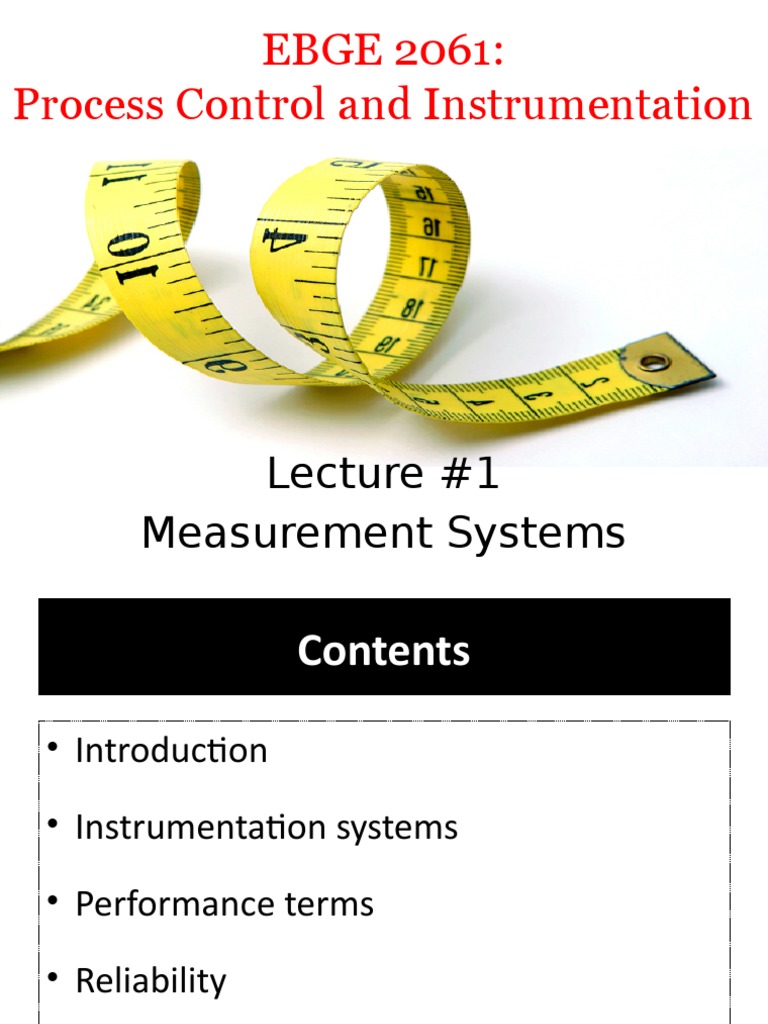 Lecture #1 (Measurement Systems) | PDF | Accuracy And Precision ...