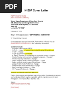 Sample Cover Letter For I-130 Petition (CR-1 Visa) | PDF | Federal ...