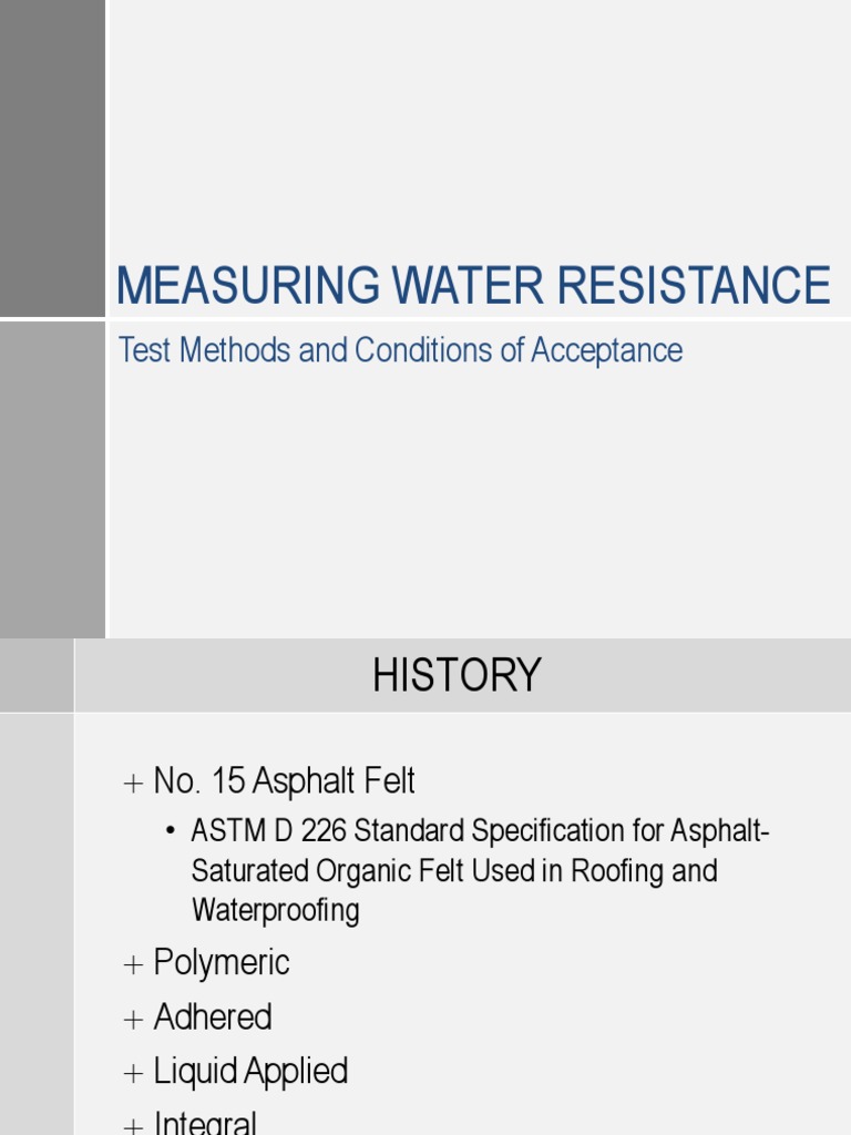 ICC-ES AC 38 Water Resistance Testing | PDF | Building Engineering ...