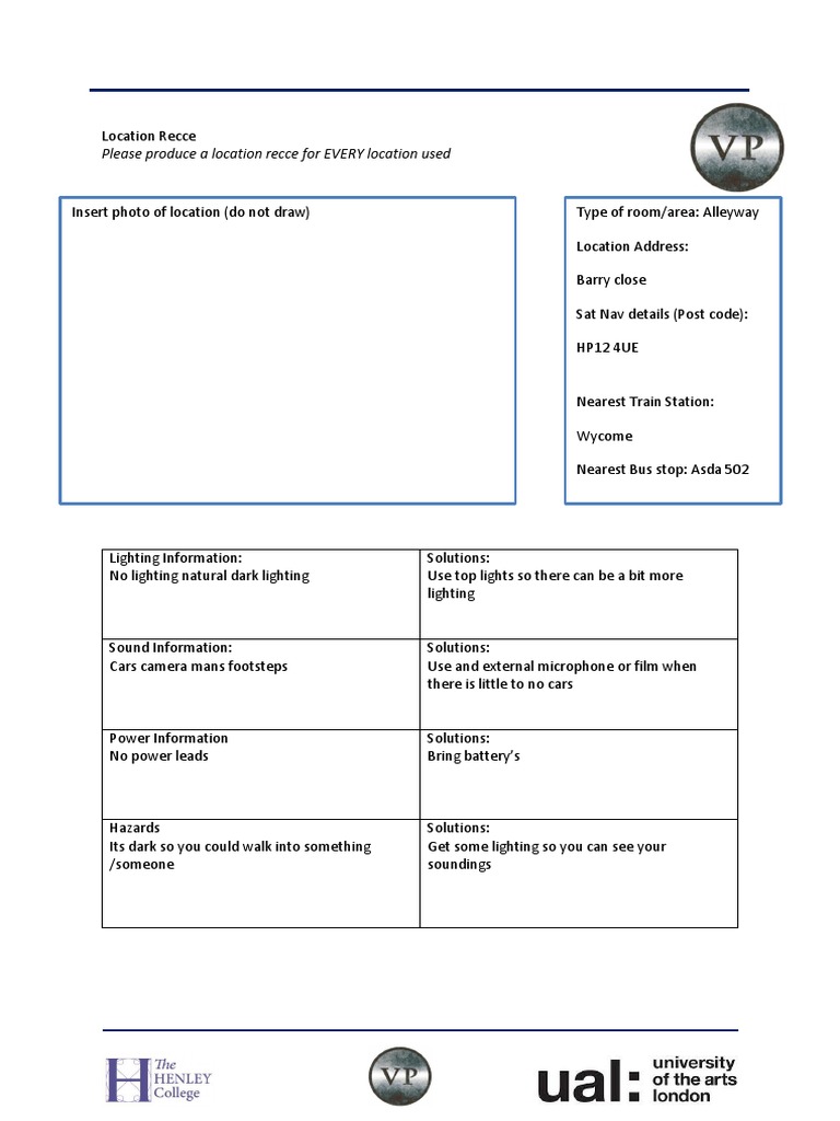 Ally Way Locations | PDF