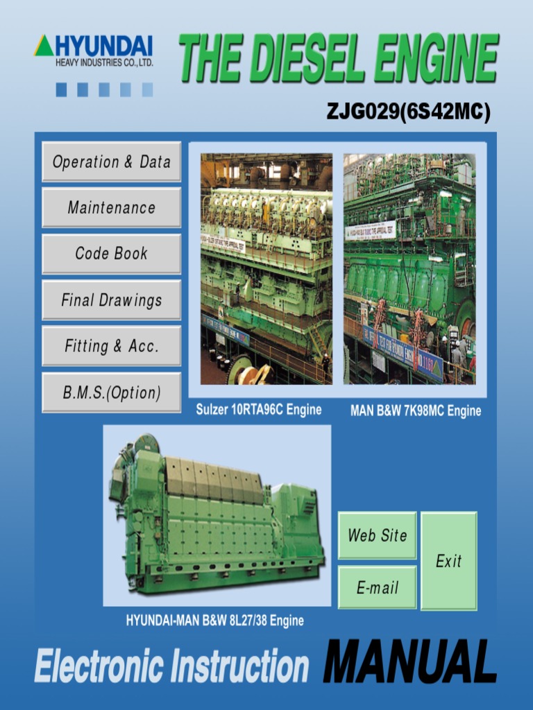 ZJG029 (6S42MC) : Operation & Data Maintenance Code Book | PDF