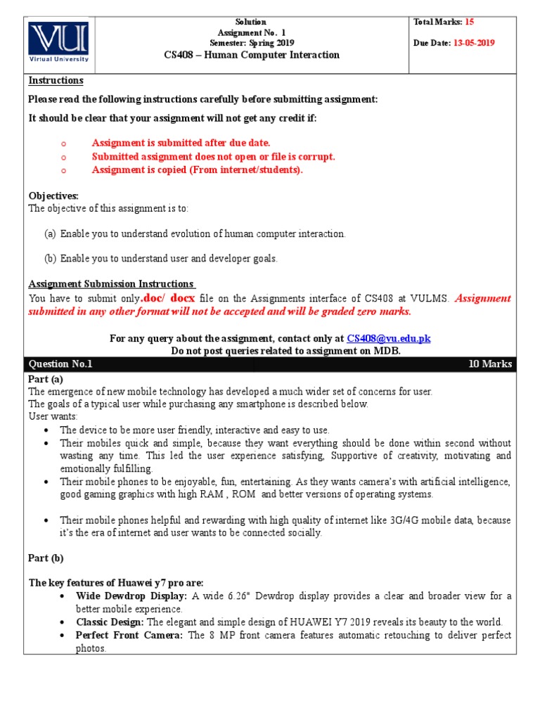 User Goals in HCI for Smartphones | PDF | Human–Computer Interaction ...