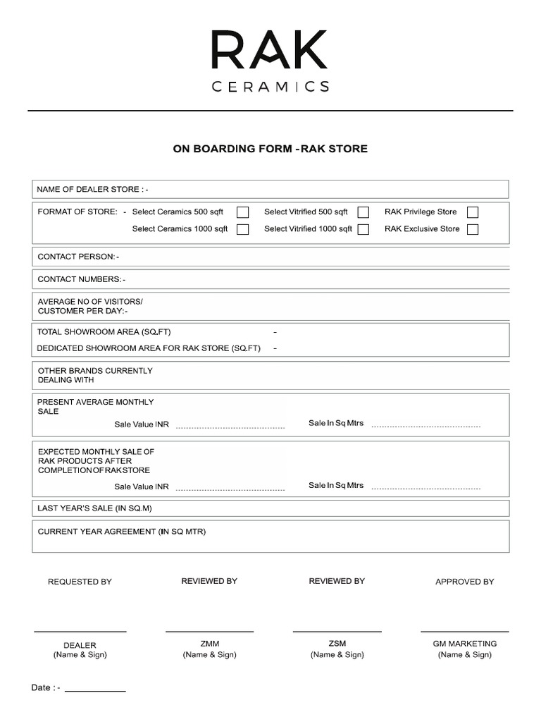 Onboarding Form | PDF