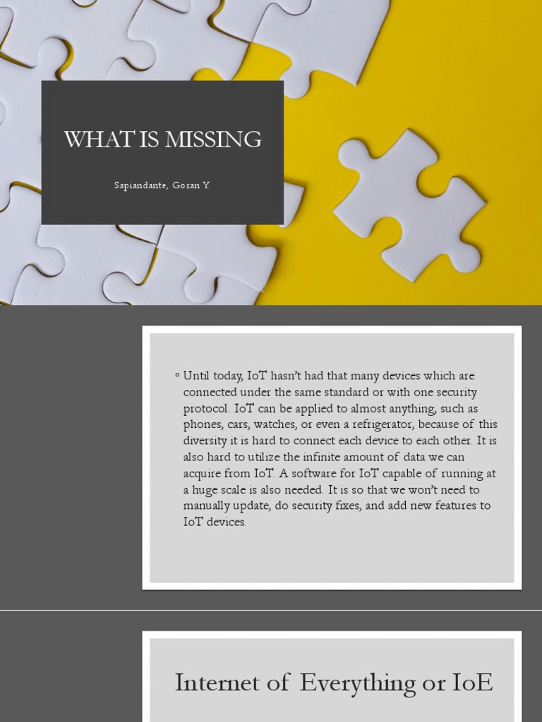 The Missing Elements Needed for a Robust and Secure Internet of ...