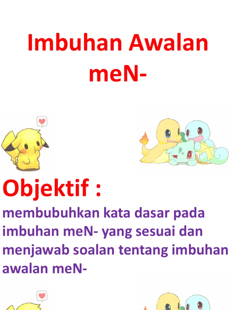 Imbuhan Awalan Men | PDF