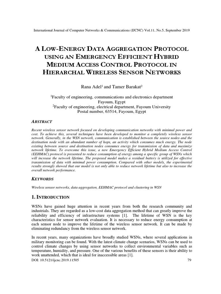 A Low-Energy Data Aggregation Protocol Using An Emergency Efficient Hybrid Medium Access Control ...