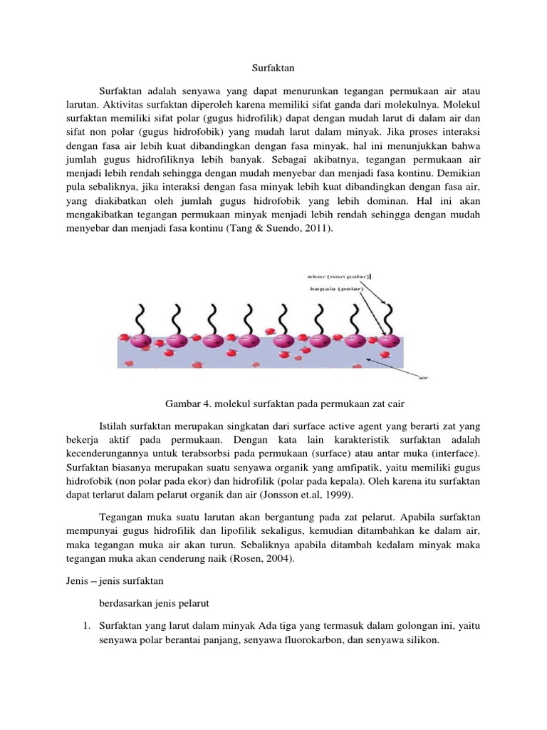 Surfaktan | PDF