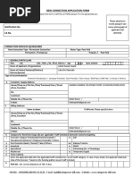 New Connection Form | PDF | Identity Document | Deed