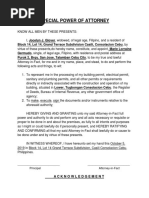 Building Permit Letter of Authorization | PDF | Law