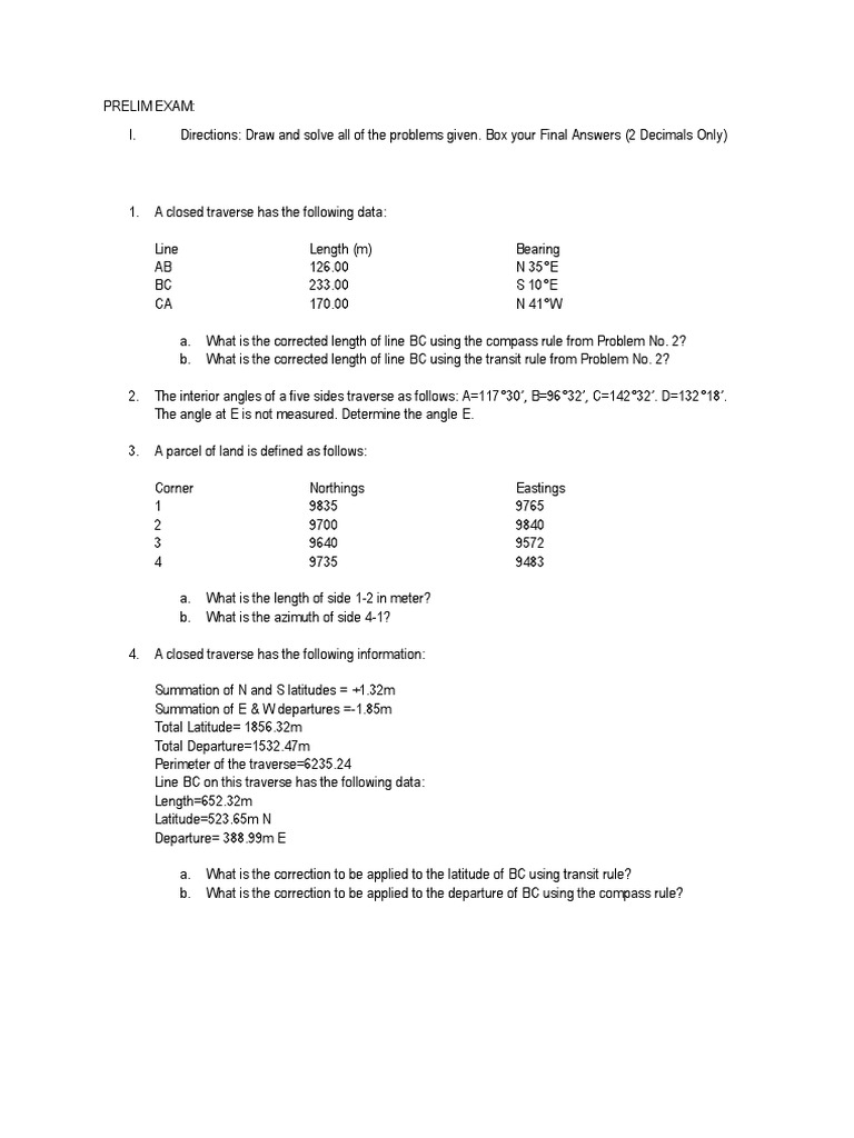 PRELIM EXAM - Docx Questionnaire | PDF
