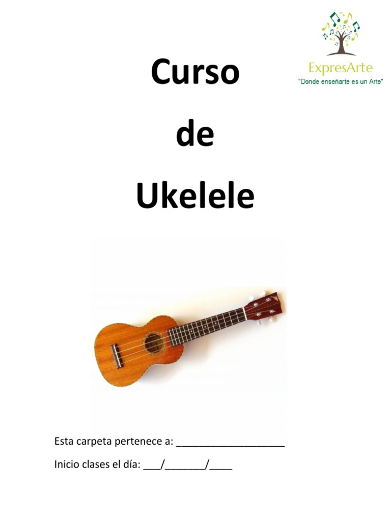 Curso Básico de Ukelele y Canciones | PDF | Notación musical | Acorde ...