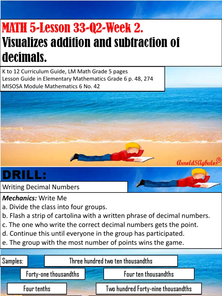 MATH 5-Lesson 33-Q2-Week 2.: Visualizes Addition and Subtraction of ...