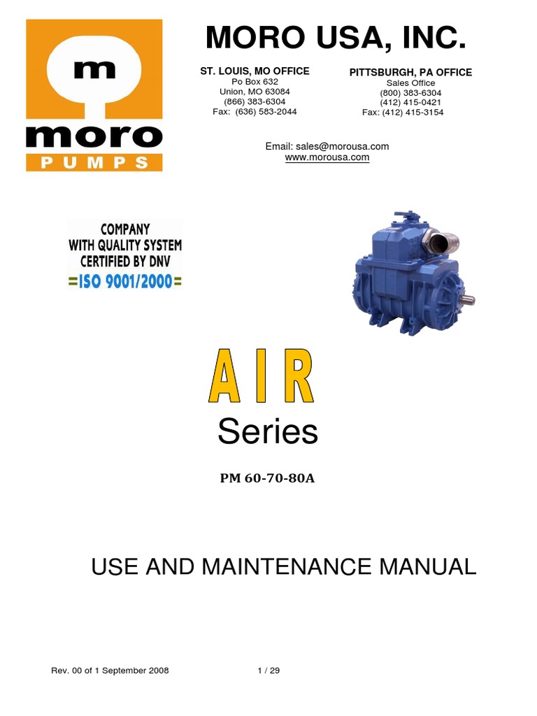 Bomba MORO | PDF | Pump | Valve