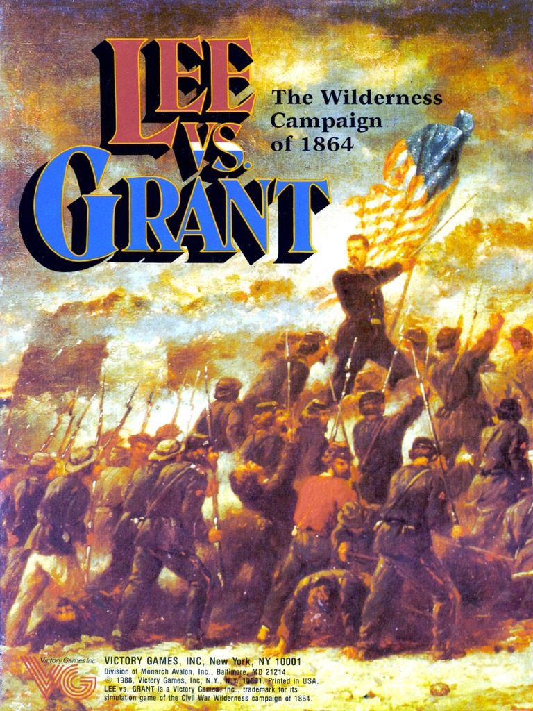 Victory Games - Lee Vs Grant - Wargame - Boardgame - The Wilderness ...