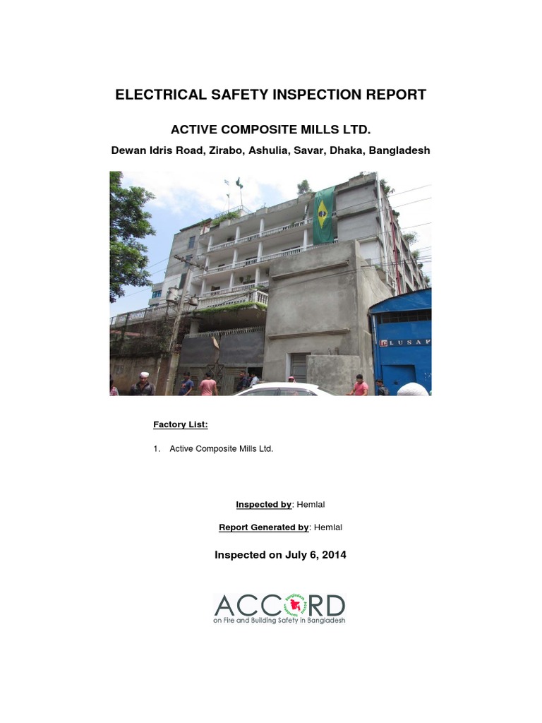 Sample Electrical Audit | PDF | Electrical Wiring | Building Engineering